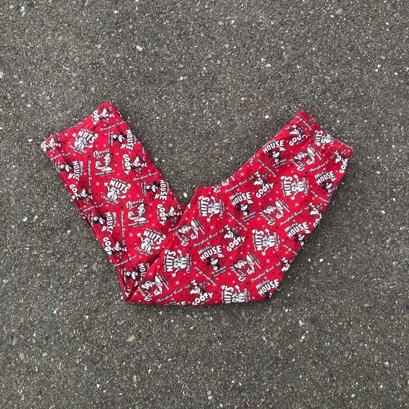 Disney | Pants | Vintage Disney Mickey Mouse Goofy Donald Duck Pajama ...